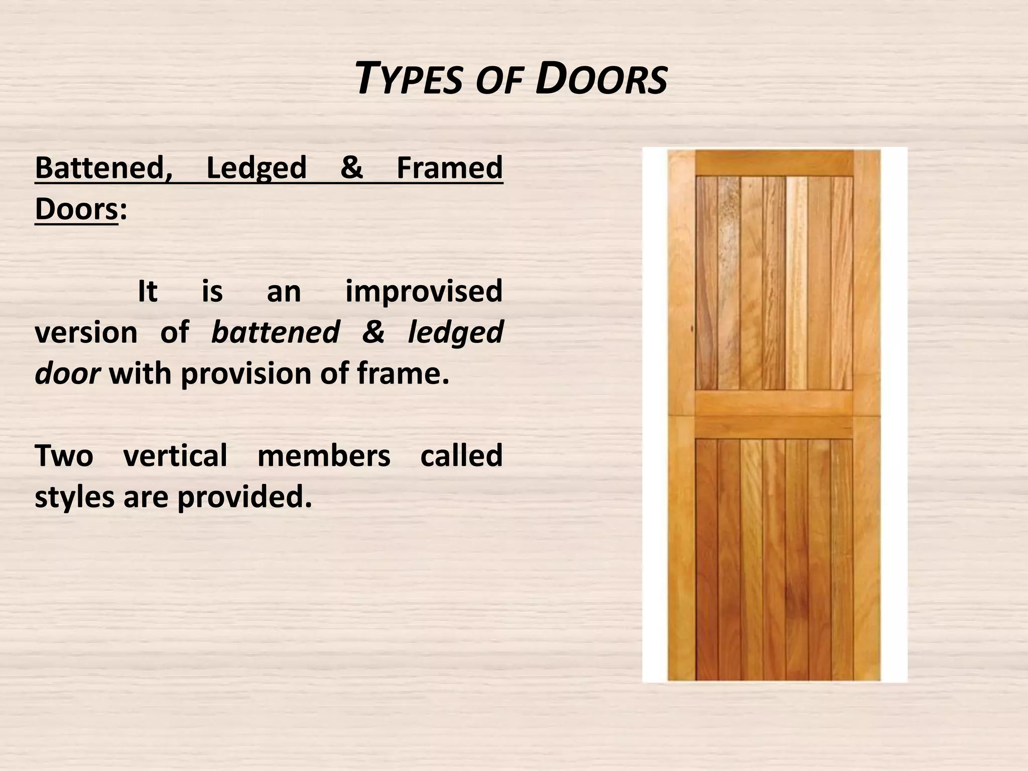 Openings - Doors and Windows | PDF