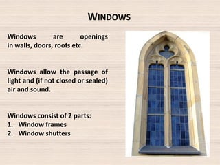 Openings - Doors and Windows | PDF