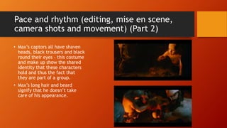 Opening scene analysis mad max fury road | PPTX