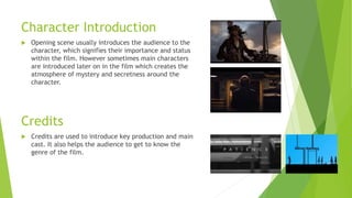Film Opening Sequence Codes and Conventions | PPT