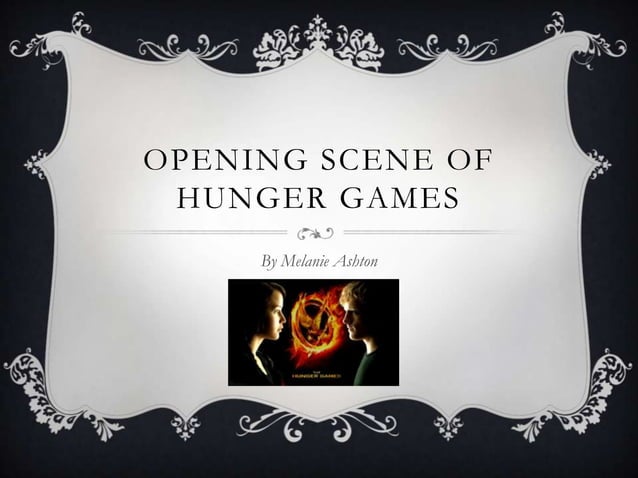 Opening scene of hunger games | PPTX | Women\'s Clothing | Women\'s Fashion