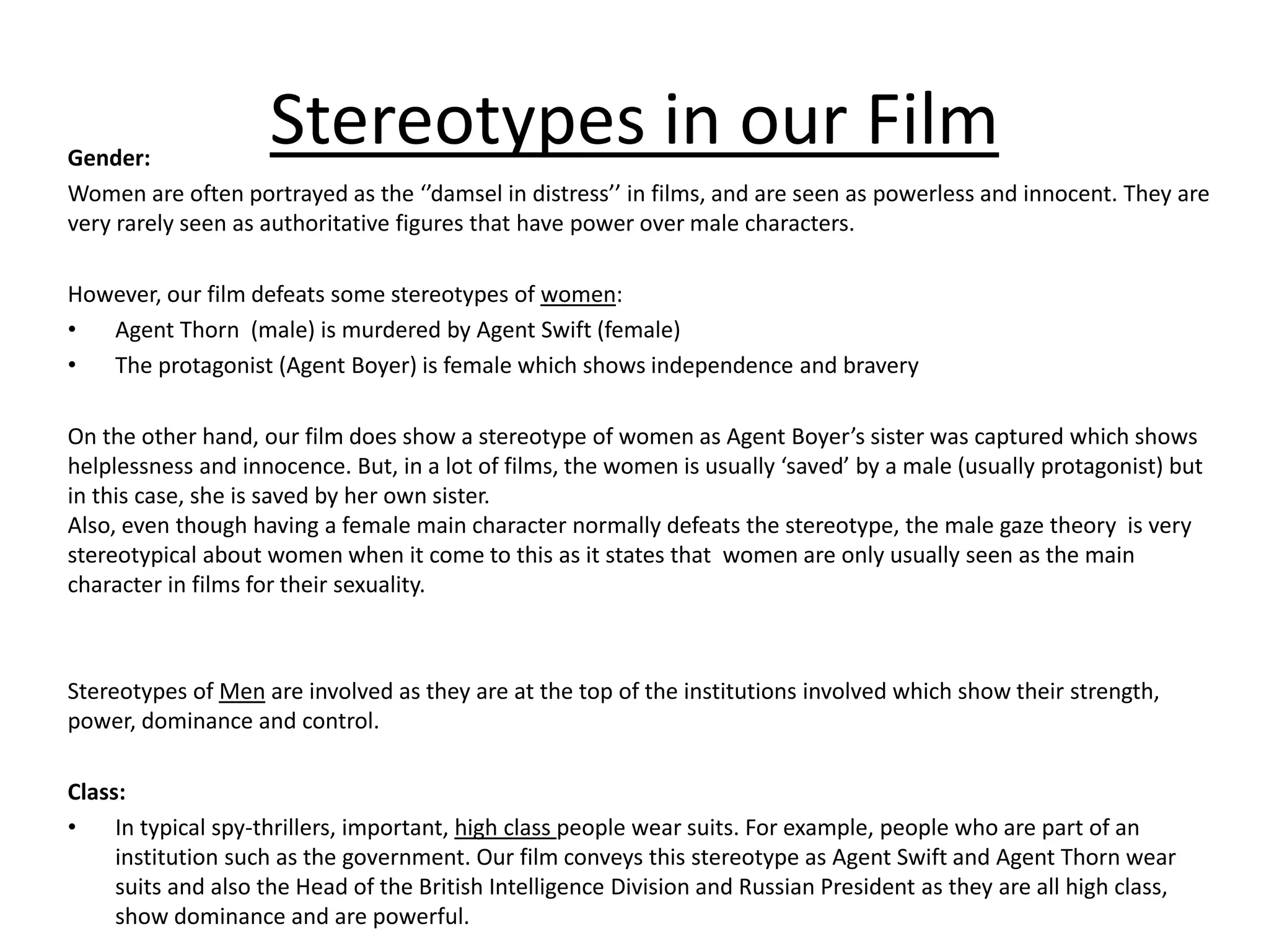 Film Narrative & Opening Scene | PPTX