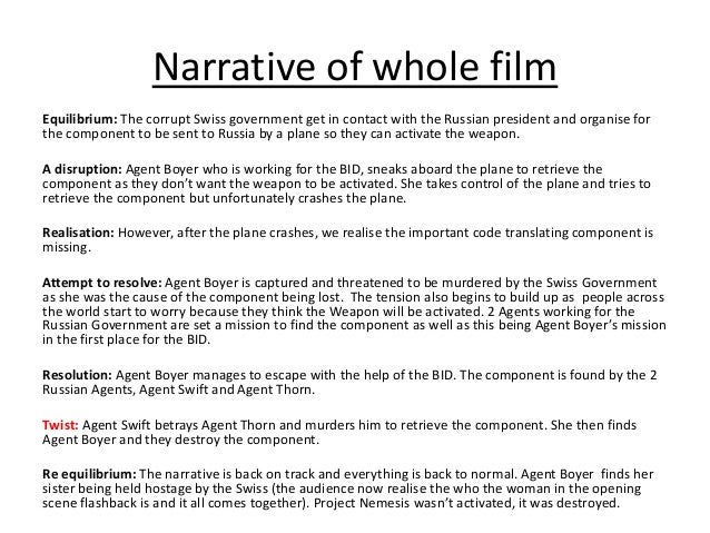 Film Narrative & Opening Scene