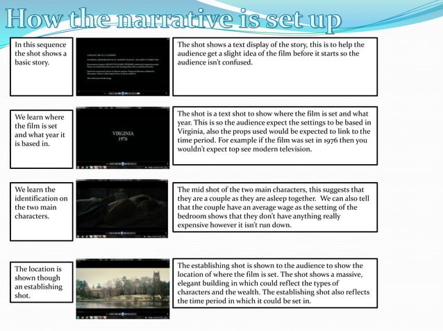Opening sequence analysis | PPTX