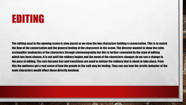 Opening sequence analysis- pulp fiction | PPTX | True Crime | Genres