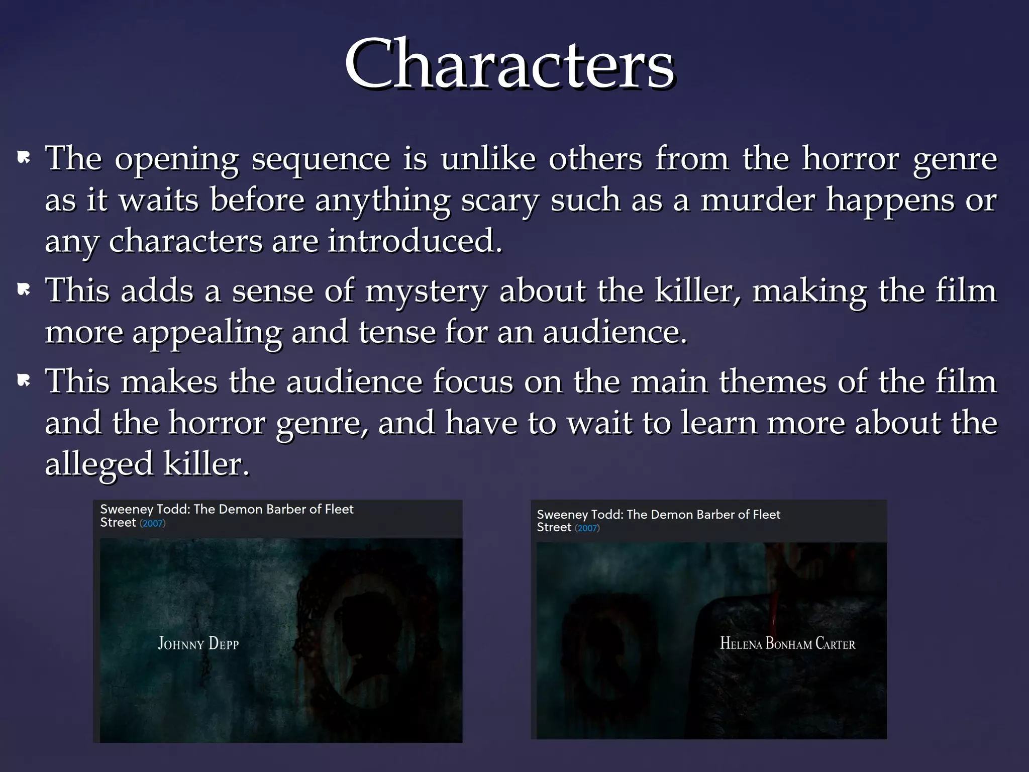 Opening sequence analysis sweeney todd | PPT
