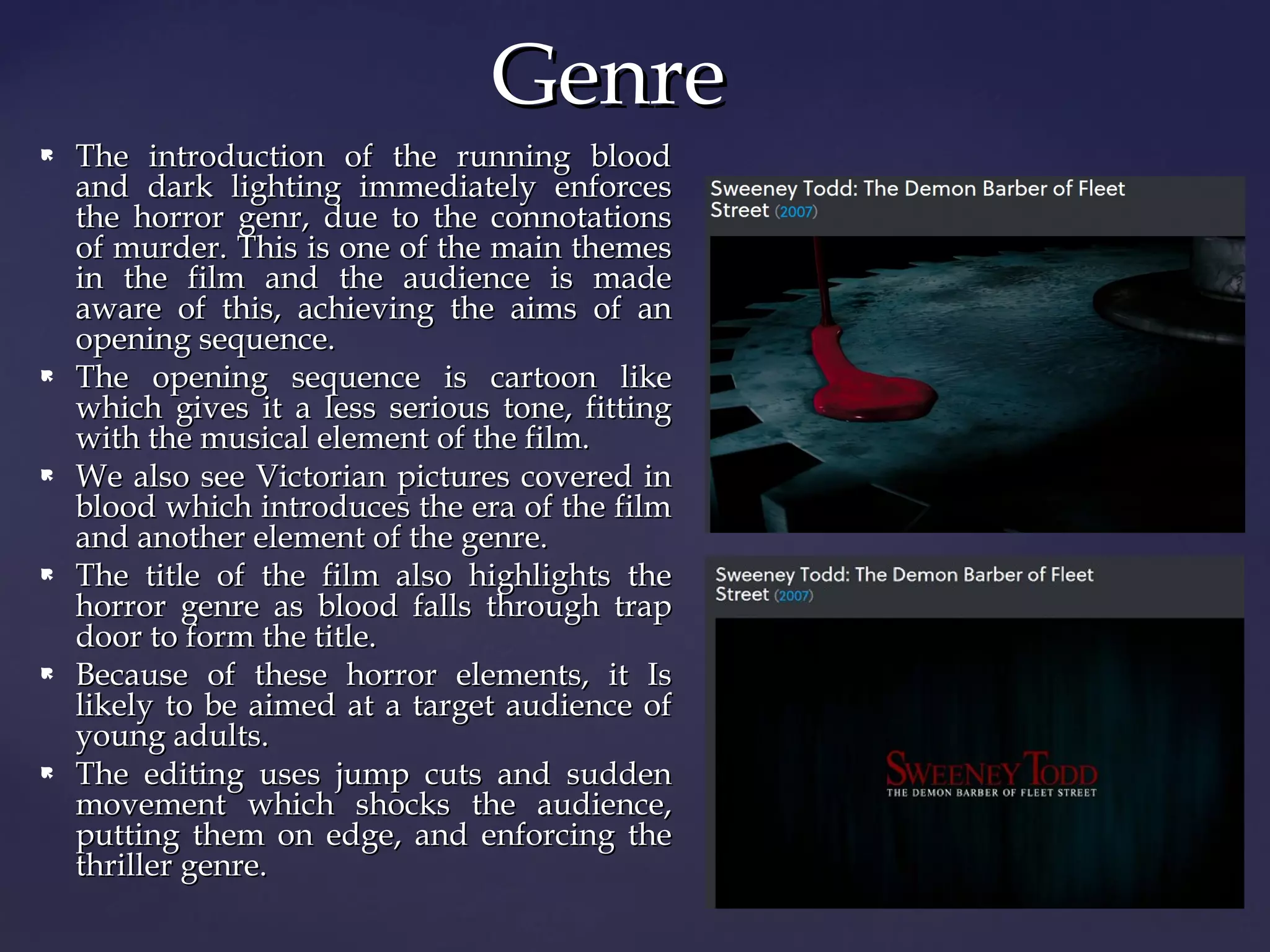 Opening sequence analysis sweeney todd | PPT