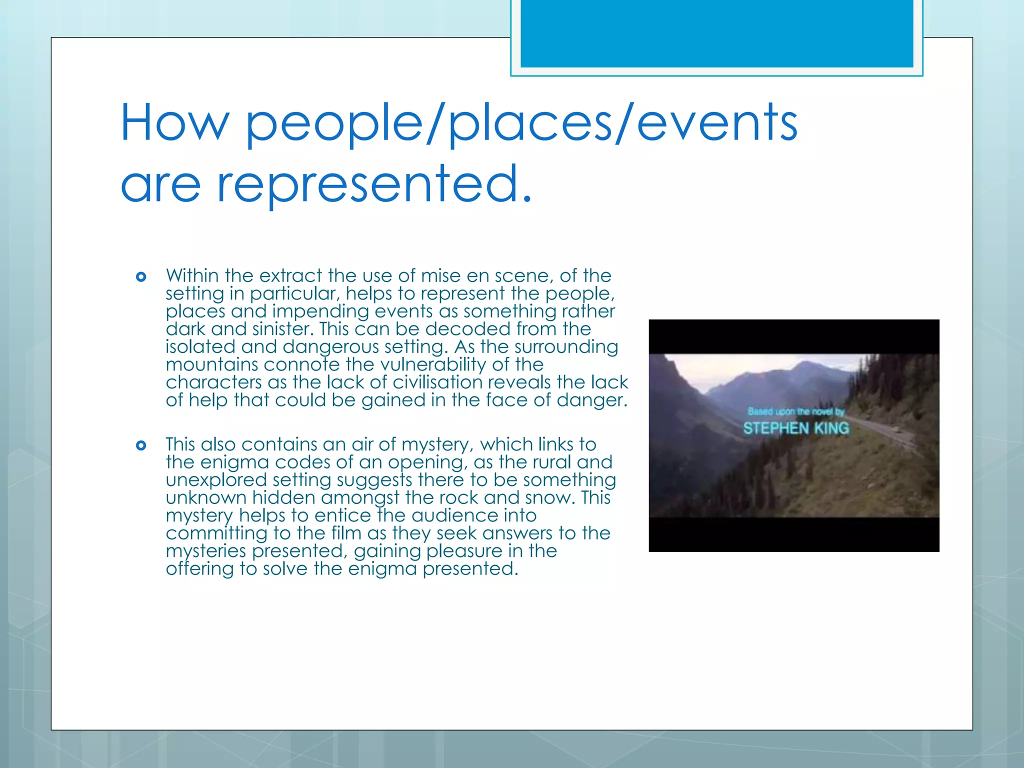 Opening Sequence Analysis- The Shining | PPT