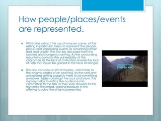 Opening Sequence Analysis- The Shining | PPT