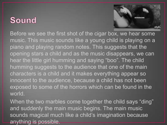 Opening sequence analysis for to kill a mockingbird | PPTX