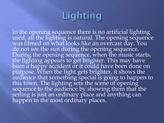 Opening sequence analysis of forrest gump | PPTX