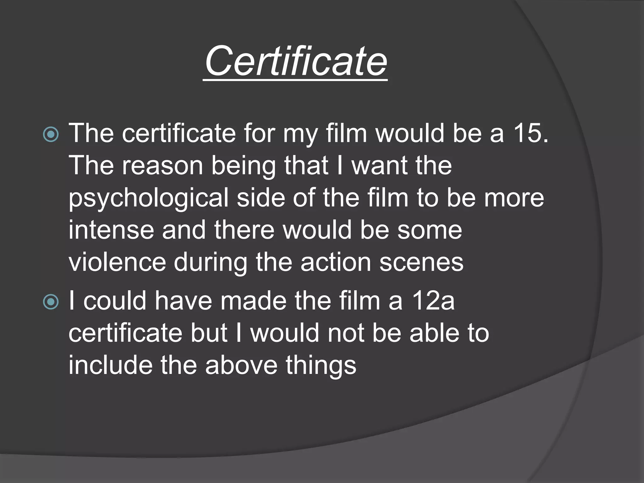 Opening sequence pitch | PPTX | Video Production | Content Production