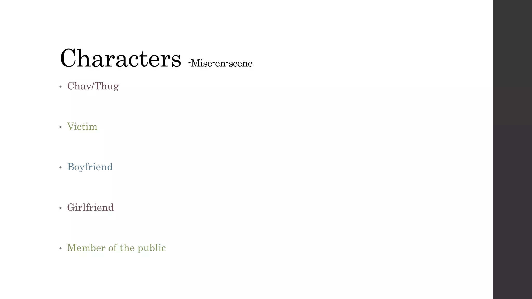 Opening Sequence- Initial Ideas Pitch | PPT