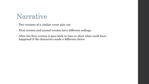 Opening sequence pitch | PPTX