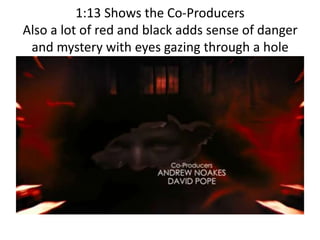 Skyfall opening sequence screenshots timeline | PPTX