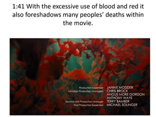 Skyfall opening sequence screenshots timeline | PPTX