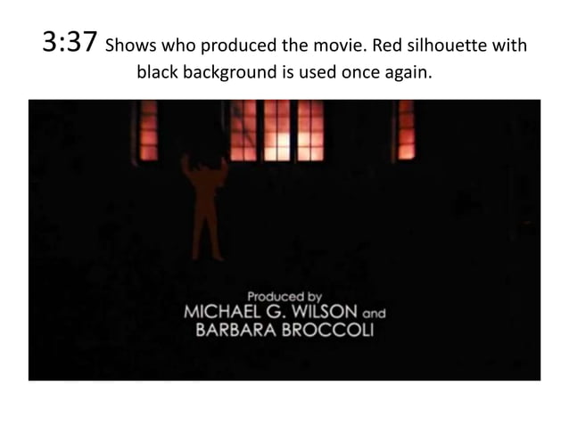 Skyfall opening sequence screenshots timeline | PPTX | Video Production ...