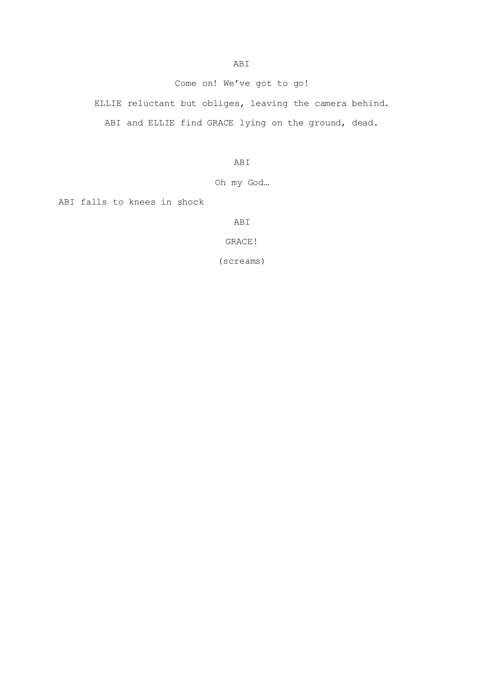 Opening sequence script udted | DOCX