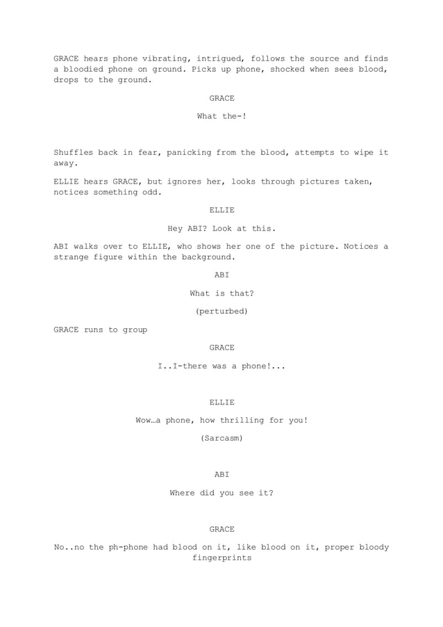 Opening sequence script udted | DOCX