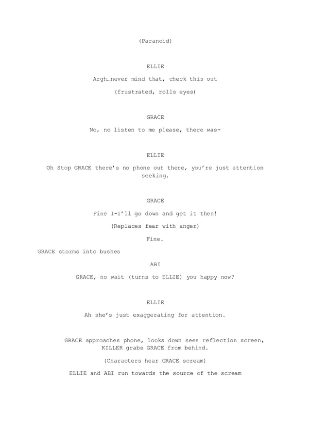Opening sequence script udted | DOCX