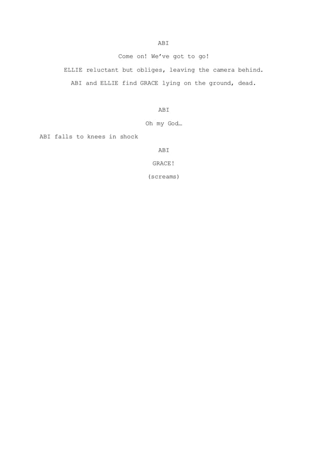 Opening sequence script udted | DOCX