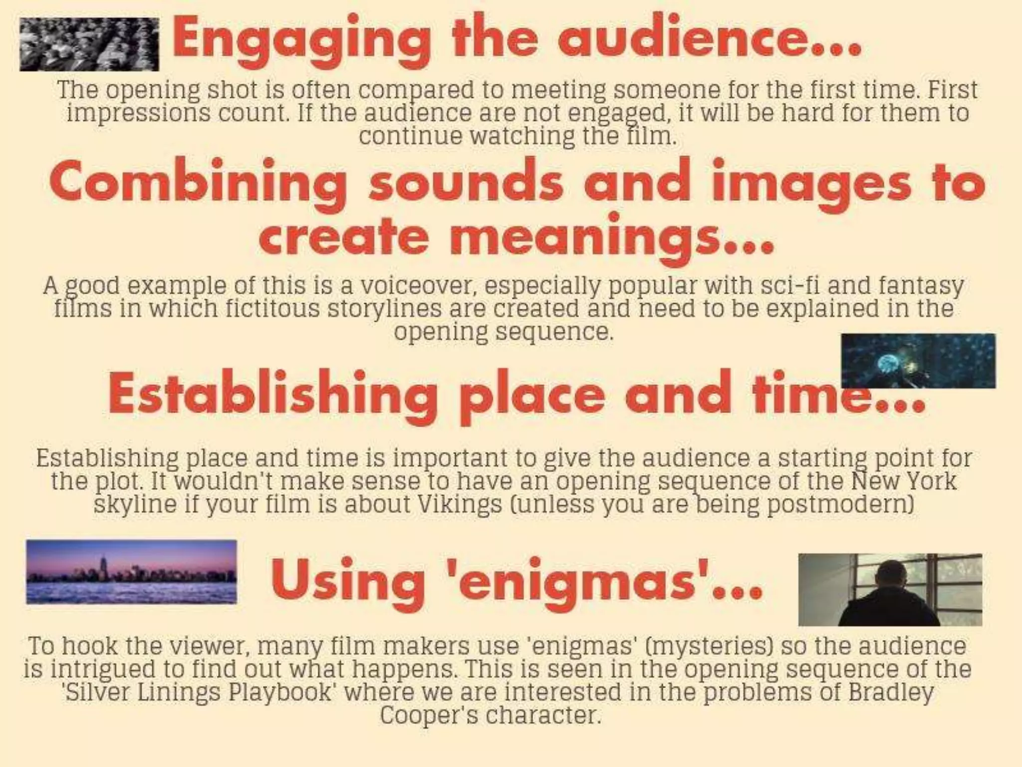 How to make an effective opening shot | PPTX