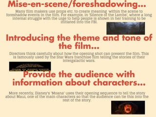 How to make an effective opening shot | PPTX