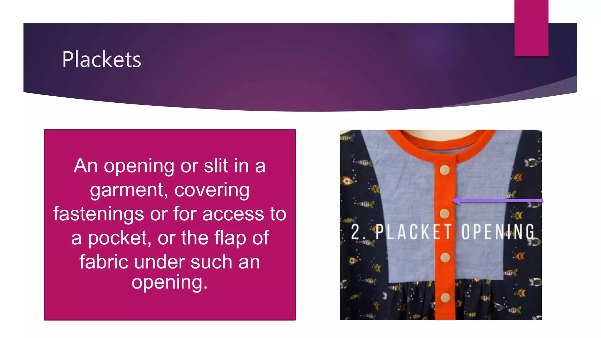 Openings in garments-CSEC Section 7 | PPTX