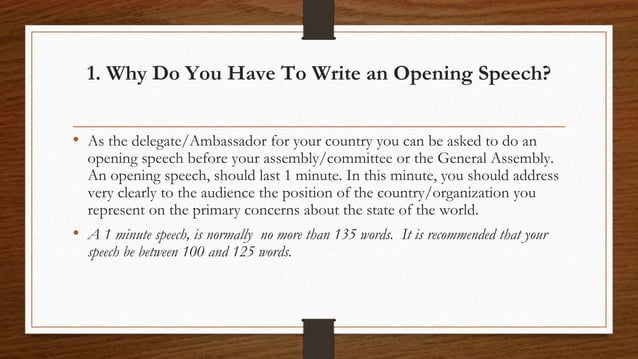 Opening Speeches.pptx | Elections | Politics