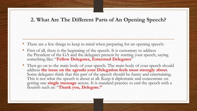 Opening Speeches.pptx | Elections | Politics