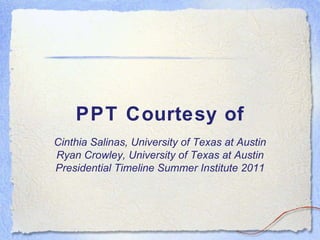 Opening the vault of presidential papers and primary sources | PPT