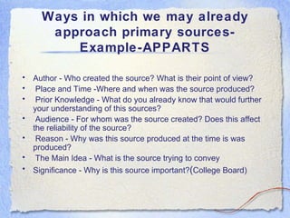 Opening the vault of presidential papers and primary sources | PPT