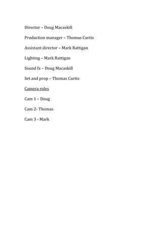 Opening Titles | PDF