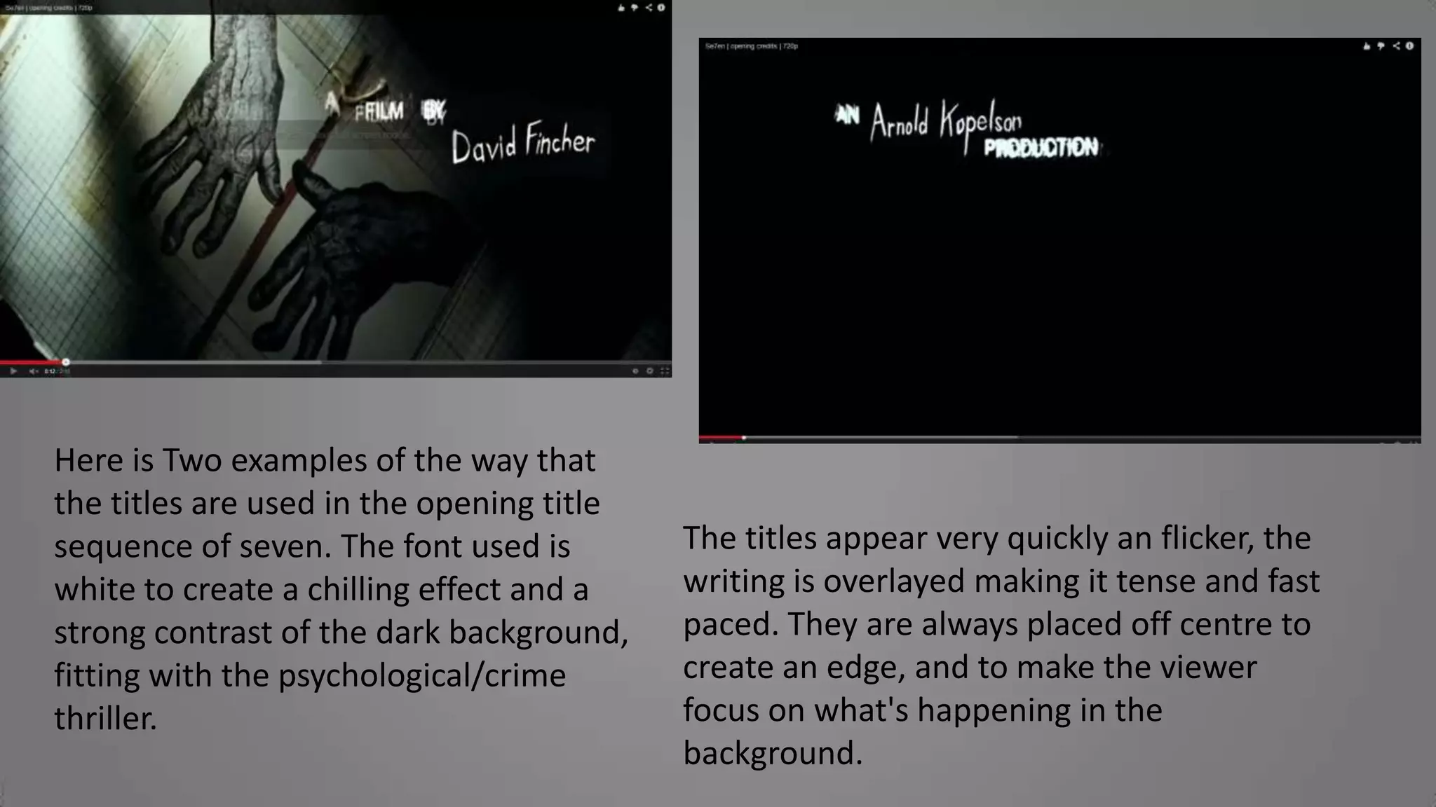 Opening title sequences freya | PPTX