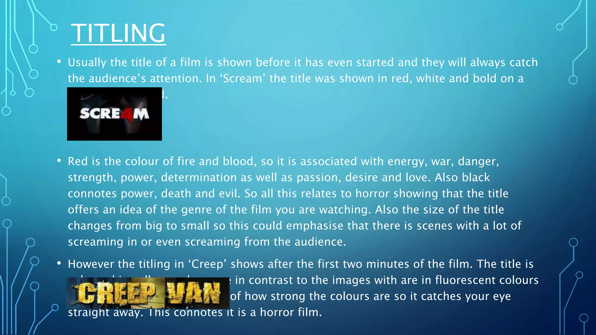 Opening to a film | PPT