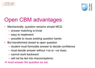 Opening up multiple choice - assessing with confidence | PPT