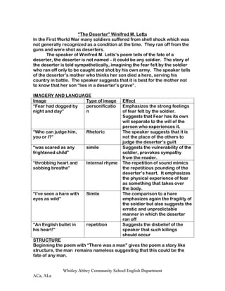 Opening worlds war poetry (all) | DOC