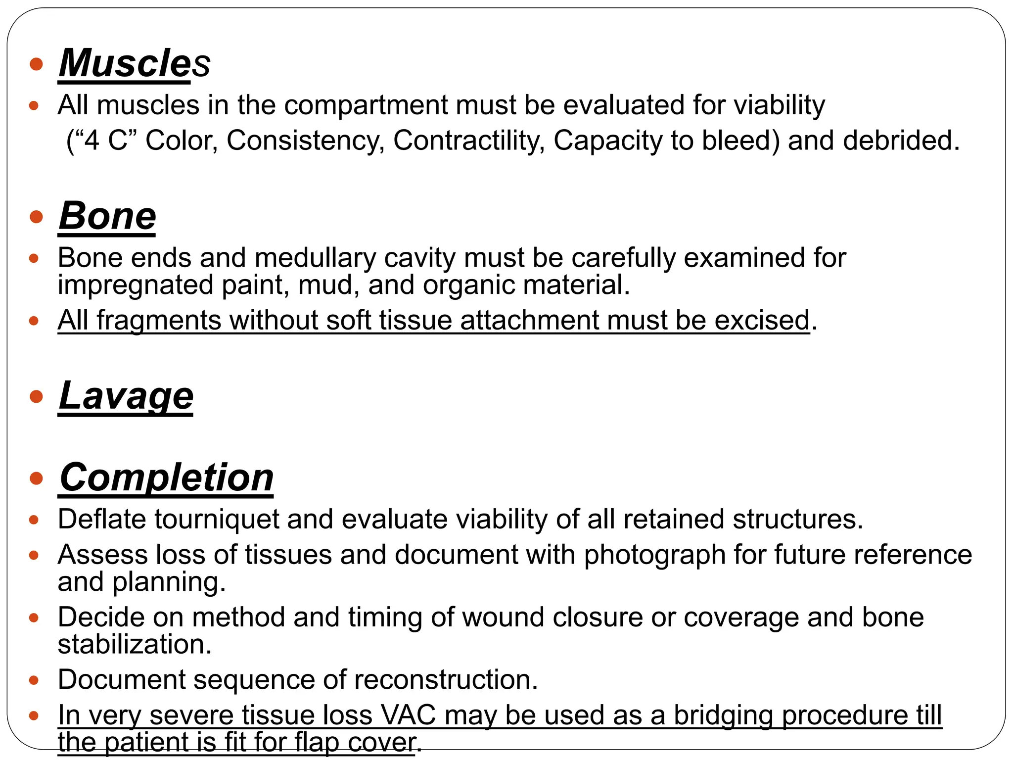 open injury and open fracture management | PPT