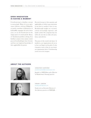 Open Innovation: The Open Secret in Marketing | PDF