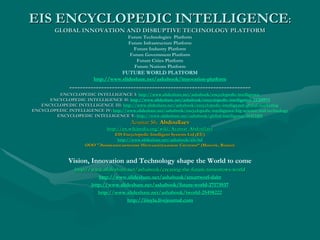 Global Innovation and Disruptive Technology Platform | PDF