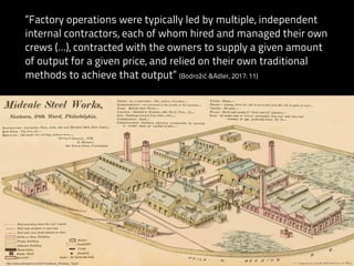 Digital Transformation: New forms of organizing production and ...