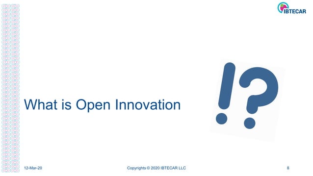Open innovation structure and incentives for SMEs | PPT