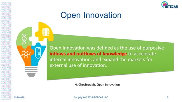 Open innovation structure and incentives for SMEs | PPT
