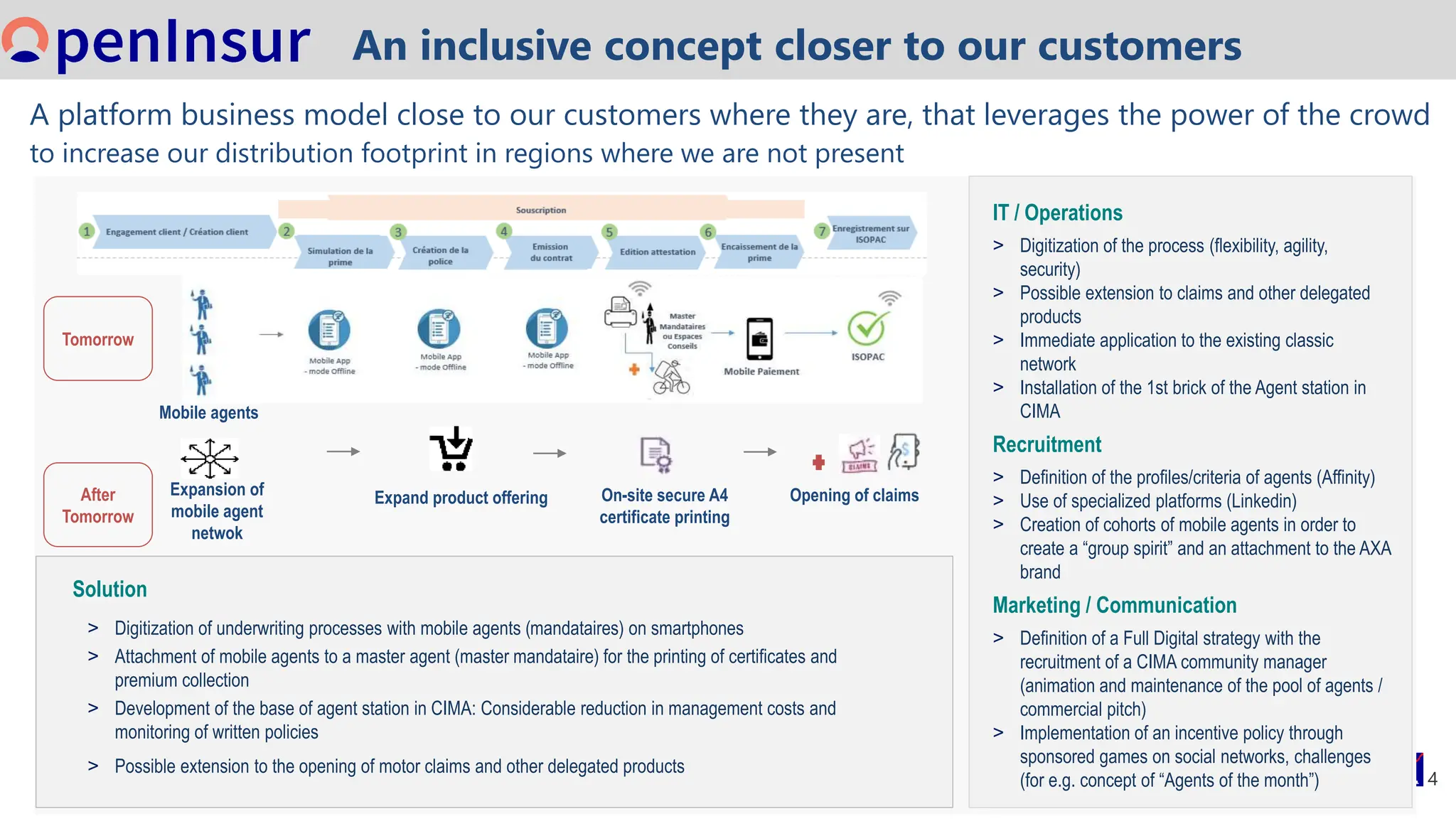 Axa Assurance Maroc - Insurer Innovation Award 2024 | PPTX