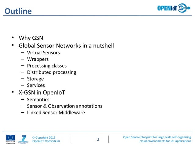 X-GSN in OpenIoT SummerSchool | PPT