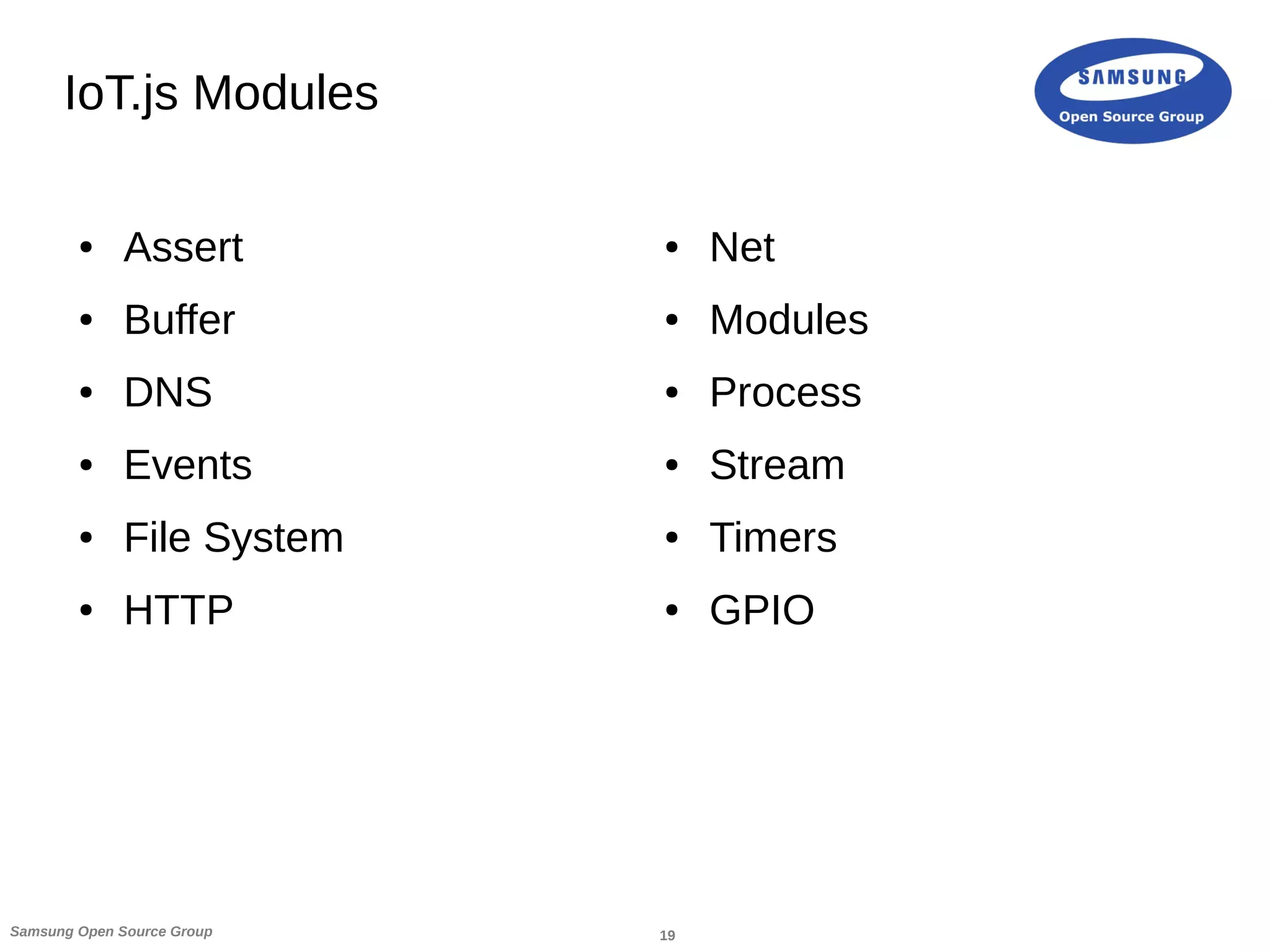 Introduction to IoT.JS