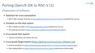 Open j9 jdk on RISC-V | PPT
