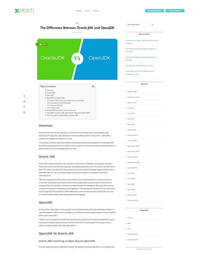 The Difference Between Oracle JDK and OpenJDK | PDF