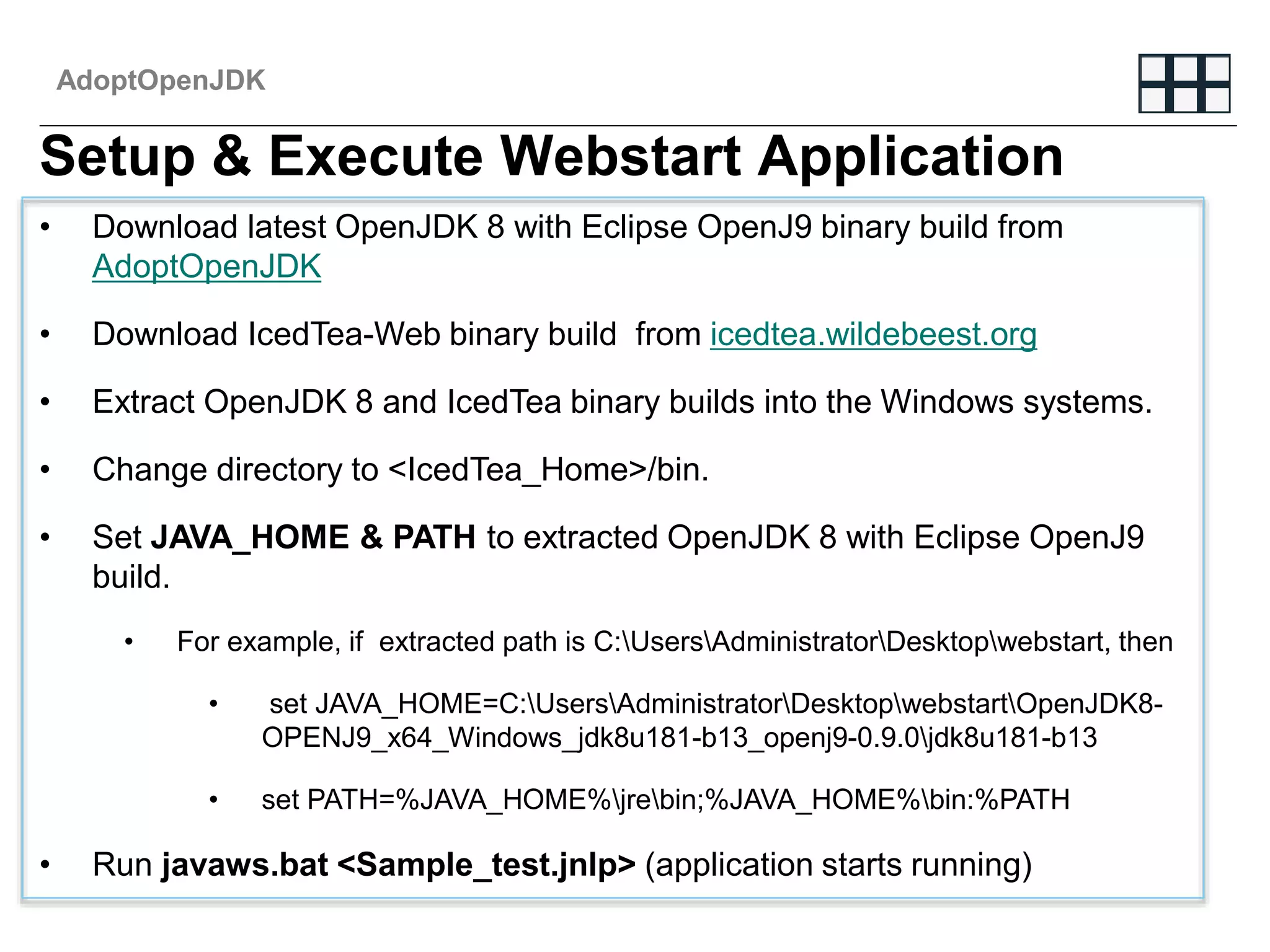 Open jdk8 openj9-with_icedtea-web | PPTX | Shareware and Freeware | Computer Software and ...