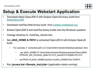 Open jdk8 openj9-with_icedtea-web | PPTX | Shareware and Freeware | Computer Software and ...